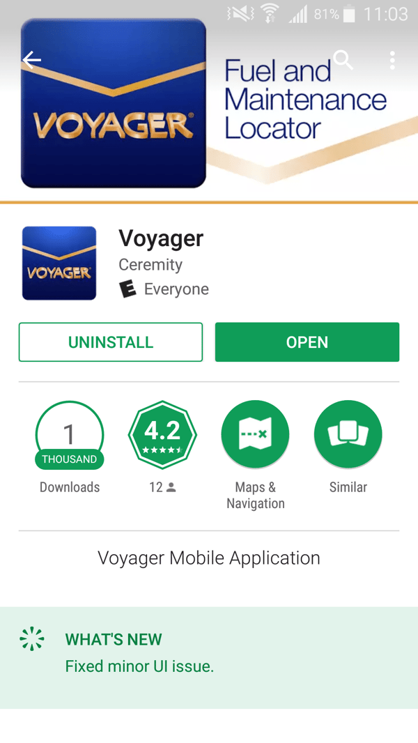 Find Voyager Fuel Card Locations with the Mobile App